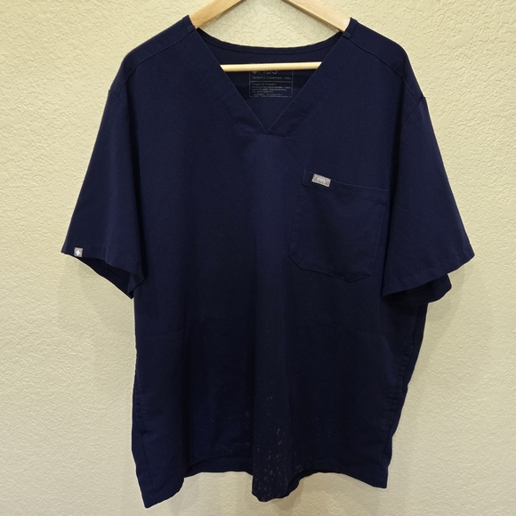 Figs | Shirts | Figs Deep Blue Scrub Top | Poshmark